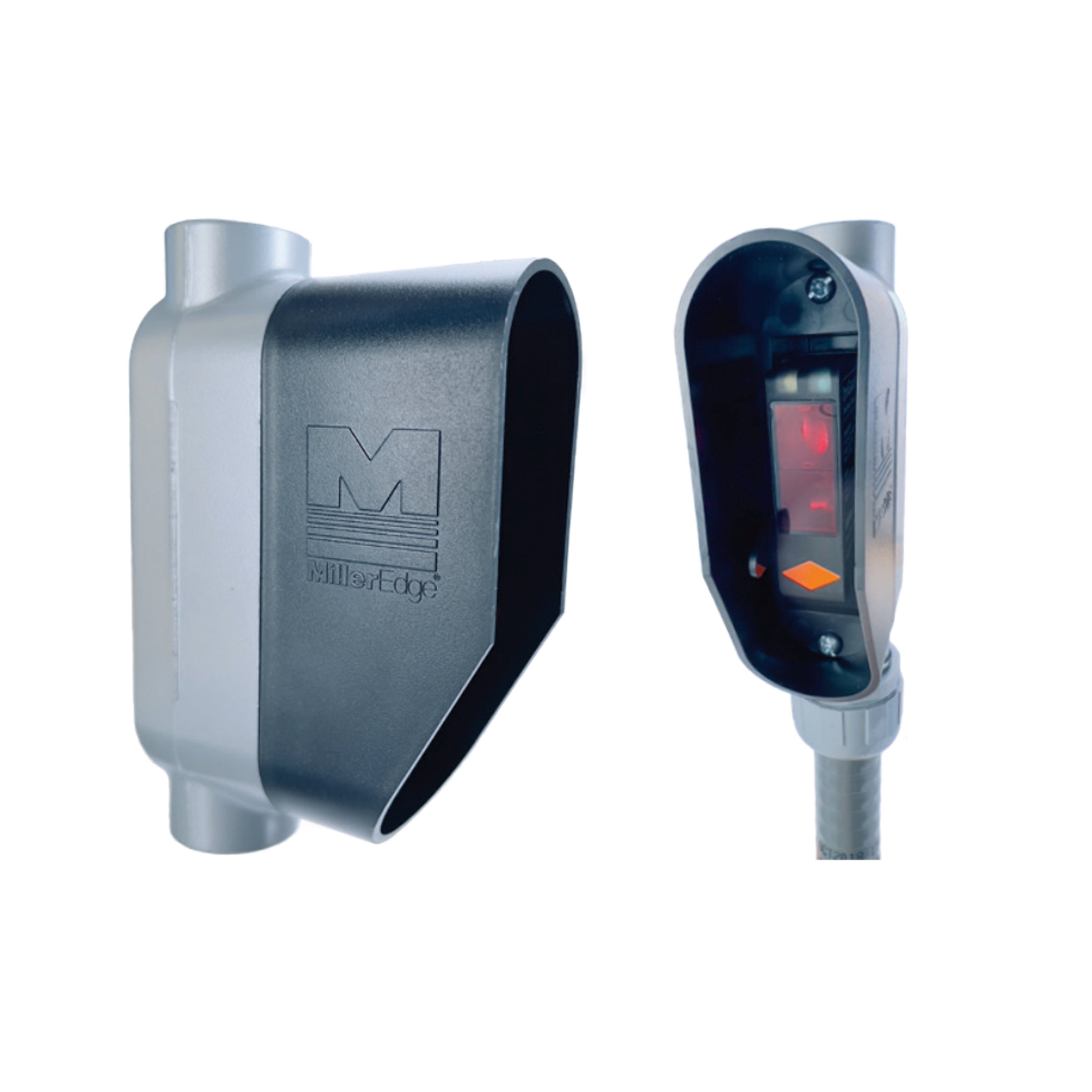 Miller Edge OptiGuard Monitored Thru-Beam Photo Eye With Mounting ...