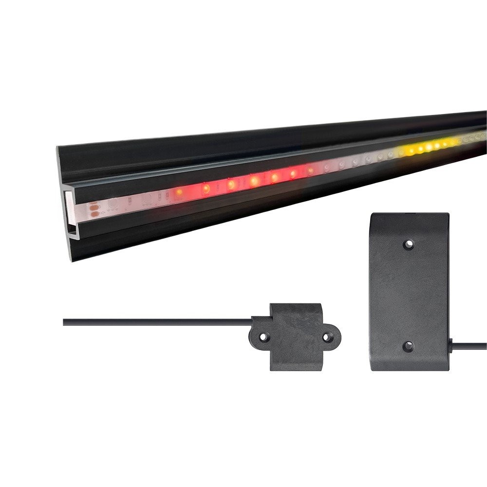 8' Miller Edge Phoenix LED Alert Strip for Sectional Doors - Gate ...