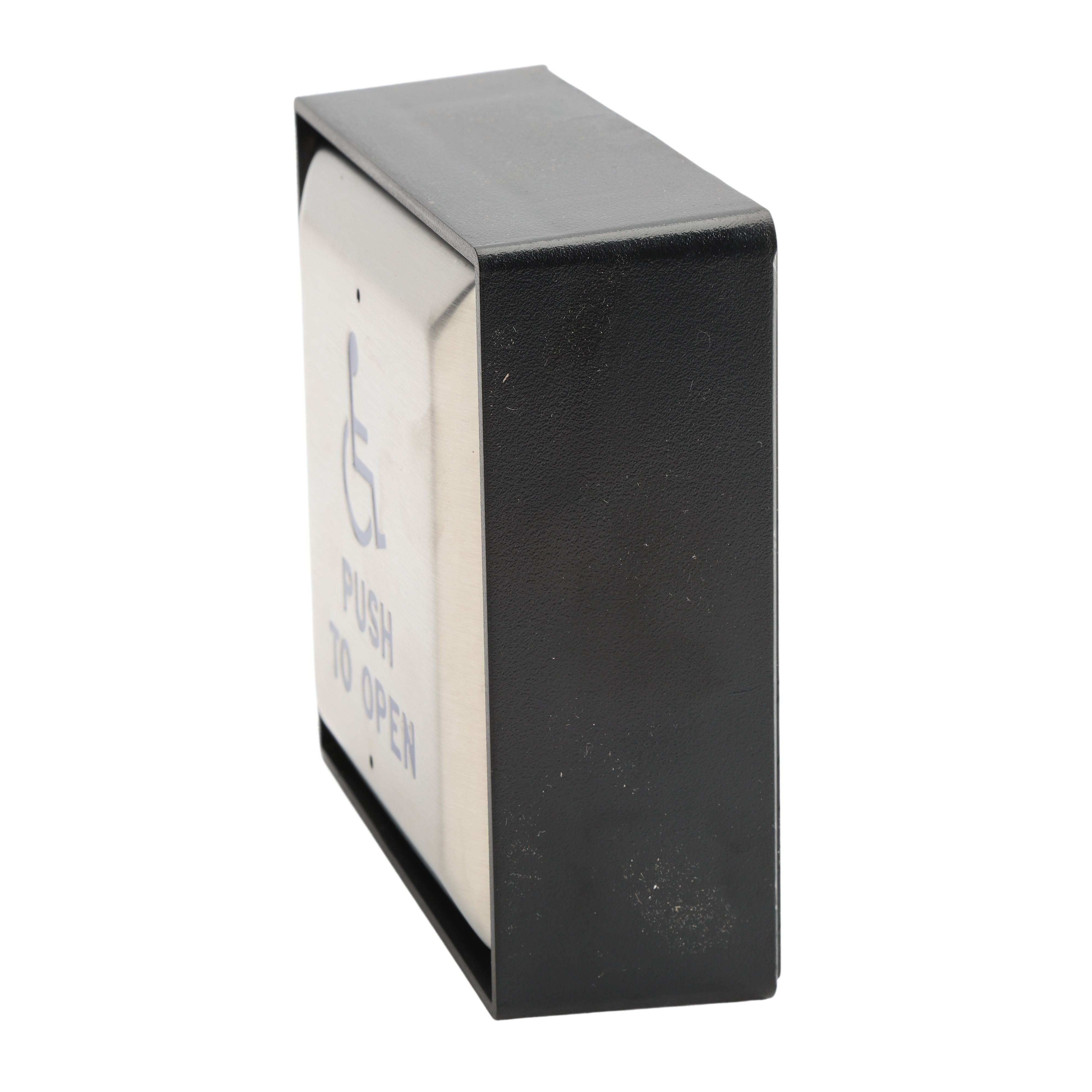 ADA 4" Square Exit Handicap Logo Push to Open Button - Stainless Steel ...