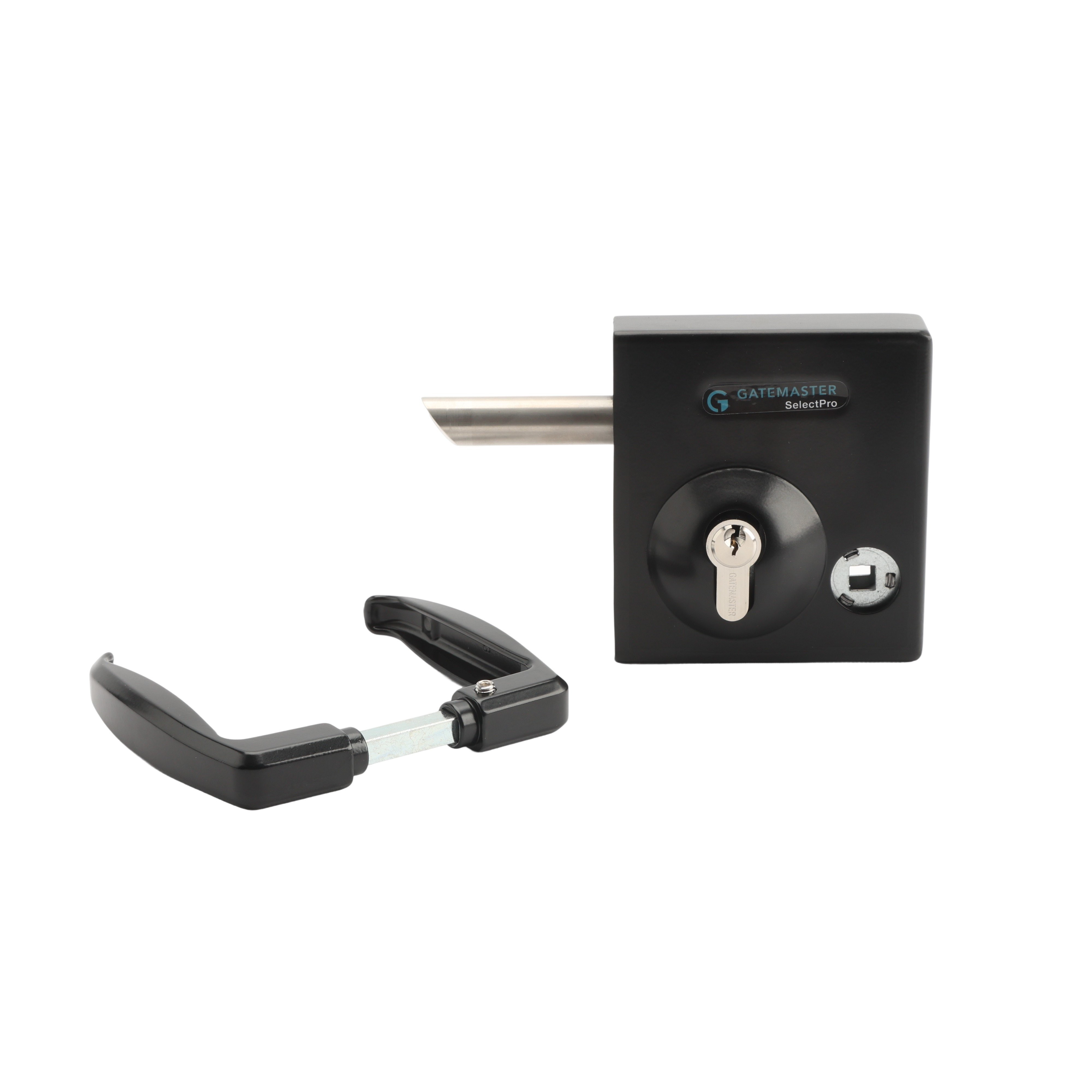 GateMaster Bolt-On Latch and Deadbolt for 40-60mm Gates, Modern Handle ...