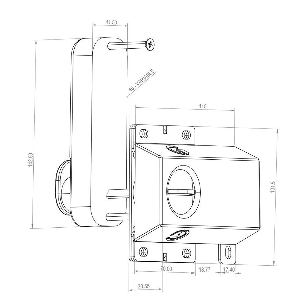AES Gatemaster Digital Superlatch - SLDS - Gate Opener Safety