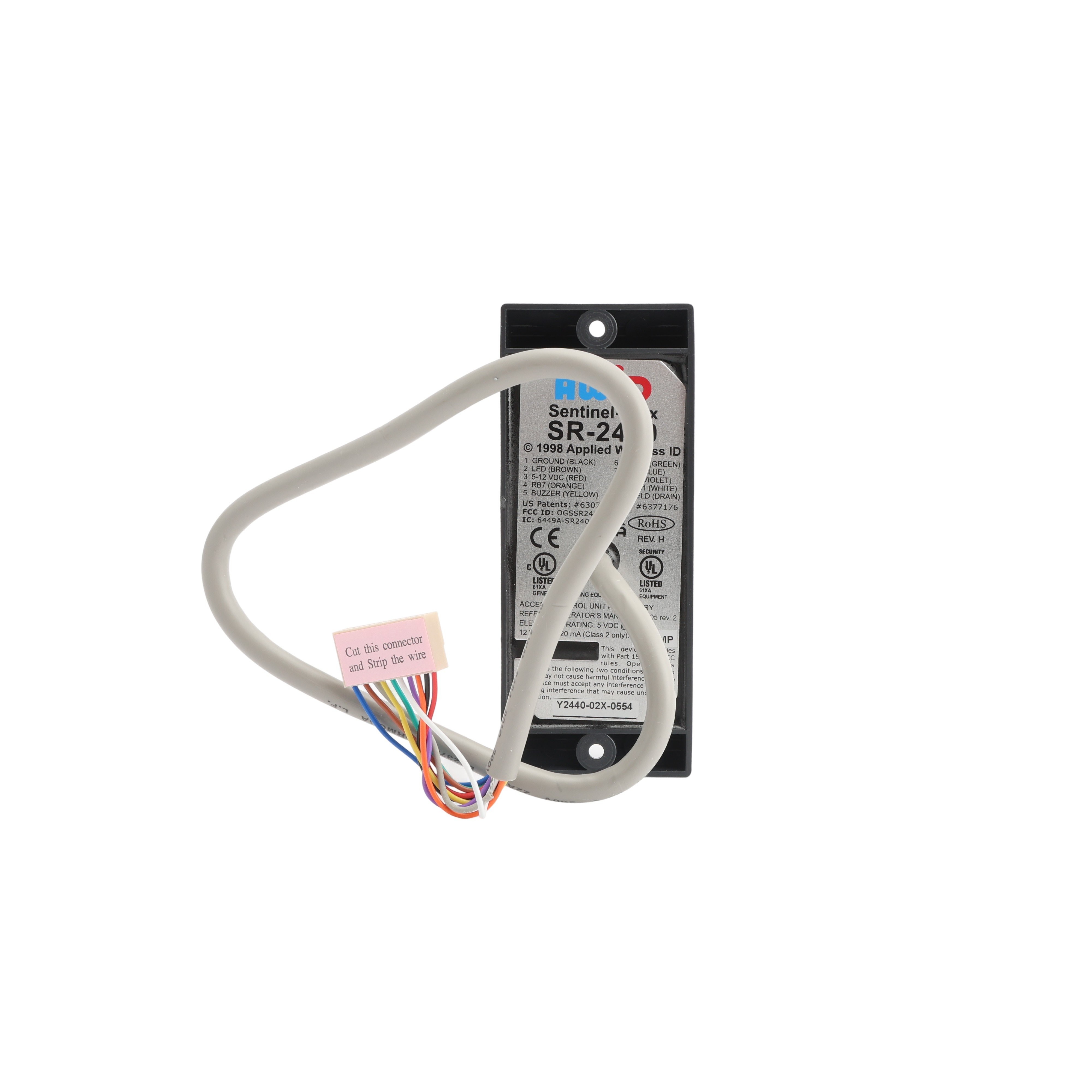 AWID Sentinel-Prox Mullion Mount Card Reader - Dark Gray - Gate Opener ...