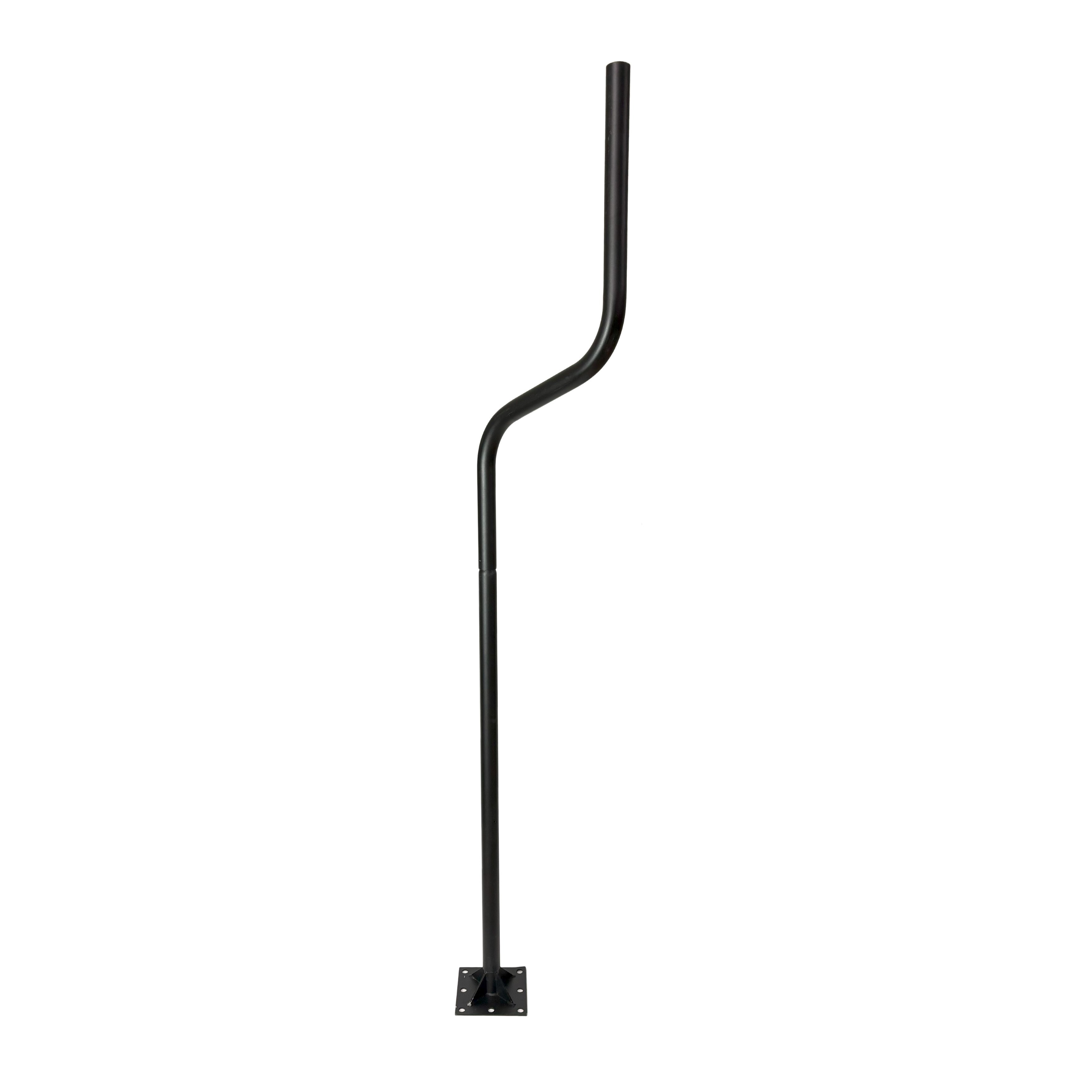 EMX TRES RFID Reader Mounting Stanchion Pedestal, Powder-Coated Black ...