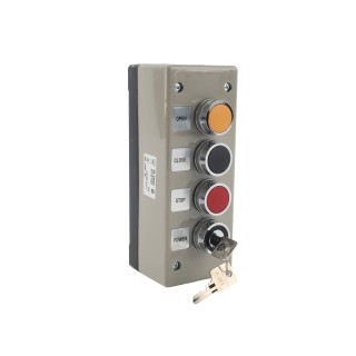 NEMA 4 Three Button Exterior Control Station Surface Mount (Open ...