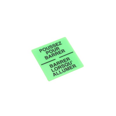 BEA Single Gang LED Illuminated "Push to Lock" Actuator "Locked When ...