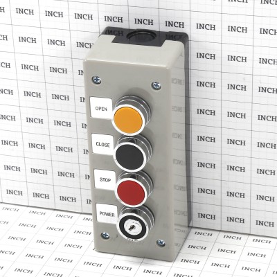 NEMA 4 Three Button Exterior Control Station Surface Mount (Open ...