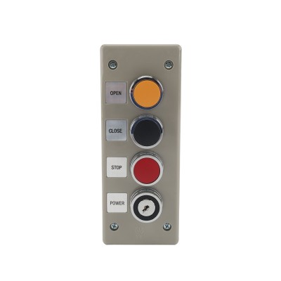 NEMA 4 Three Button Exterior Control Station Surface Mount (Open ...