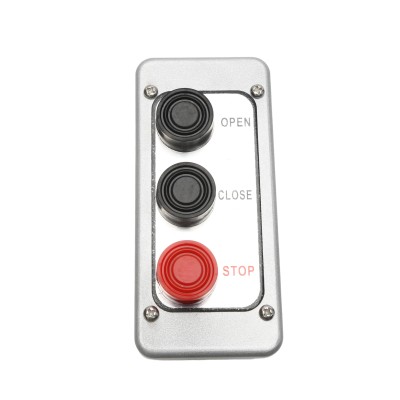NEMA 4 Exterior Three Button Control Station Surface Mount (Open ...