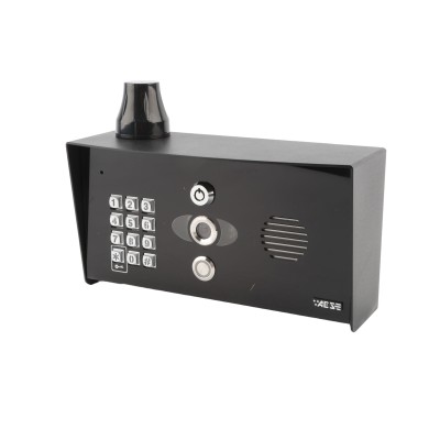 AES Praetorian Imperial 1 Button 4G Pedestal Mount Video Intercom with ...